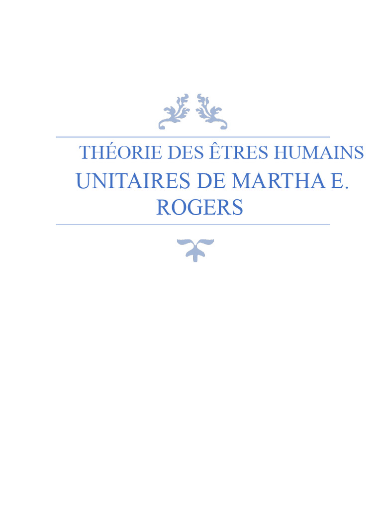 Théorie des Êtres Humains Unifiés | PDF | Allaitement | Environnement ...