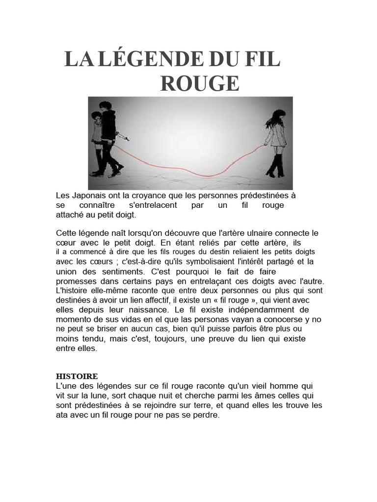 La légende du fil rouge au Japon | PDF