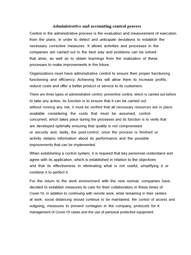 Administrative and Banking Control Processes | PDF | Taxes | Banks
