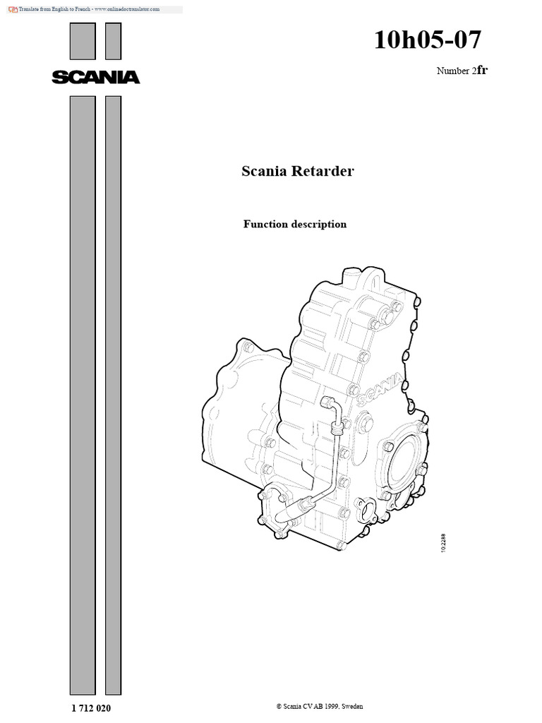 Scania Retarder Electrical System Guide | PDF | Anti Lock Braking ...