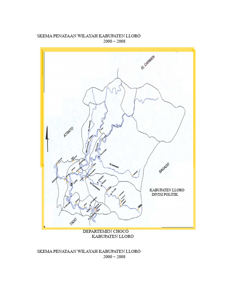 Skema Penataan Ruang Wilayah Kabupaten Llor | PDF