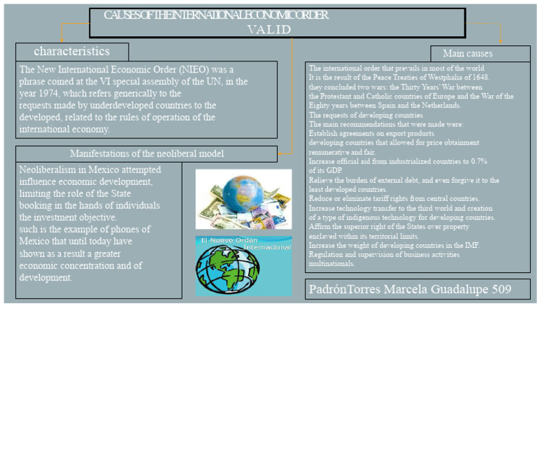 Causes of The Current International Economic Order ...