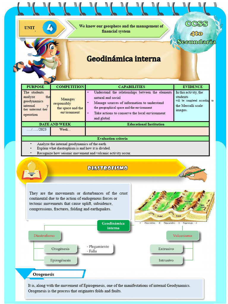 CCSS Activity Sheet 4°-Week 2 | PDF | Volcano | Earthquakes