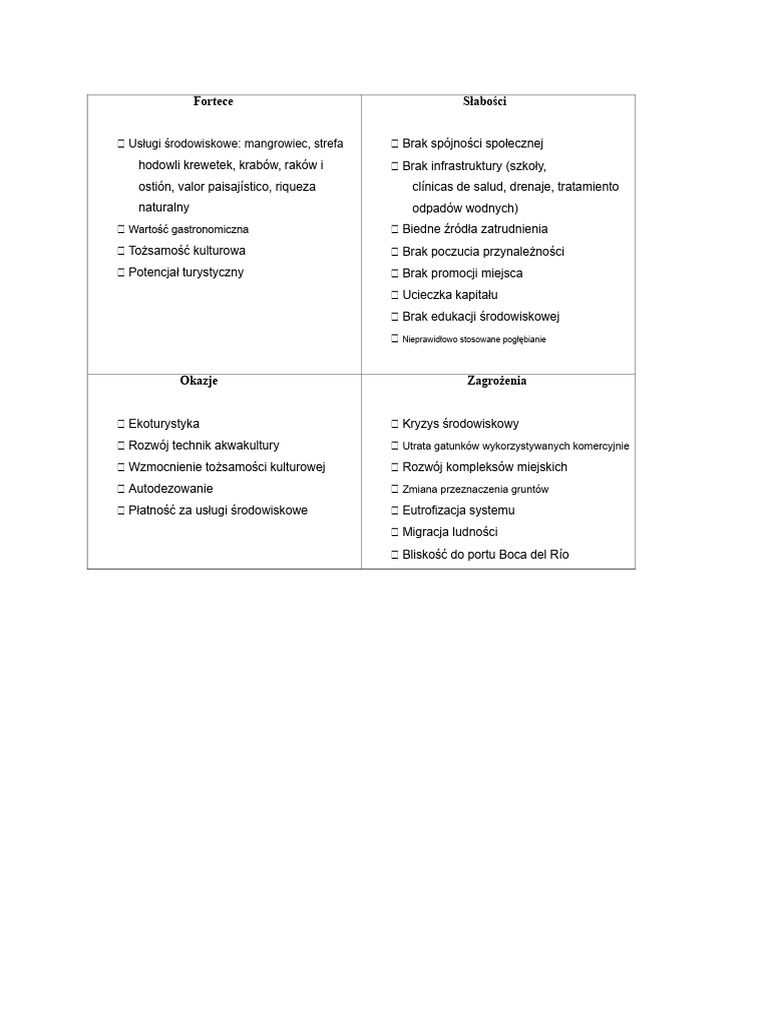 Analiza SWOT | PDF