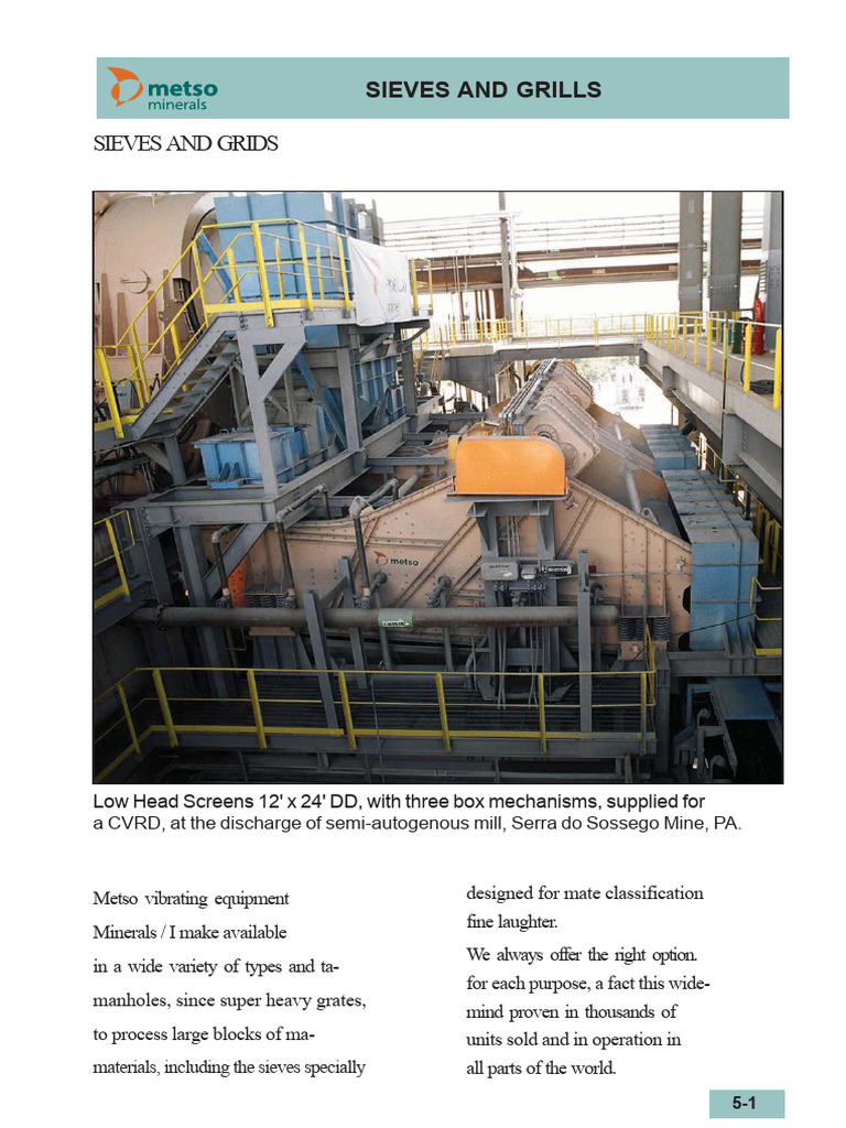 Vibrating Sieves and Grids Overview | PDF | Belt (Mechanical ...