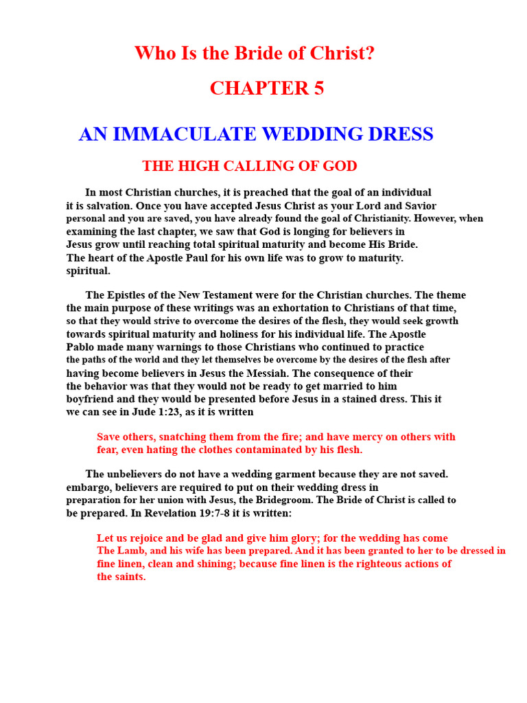 Who Is The Bride of Christ? | PDF | Jesus | Eternal Life (Christianity)