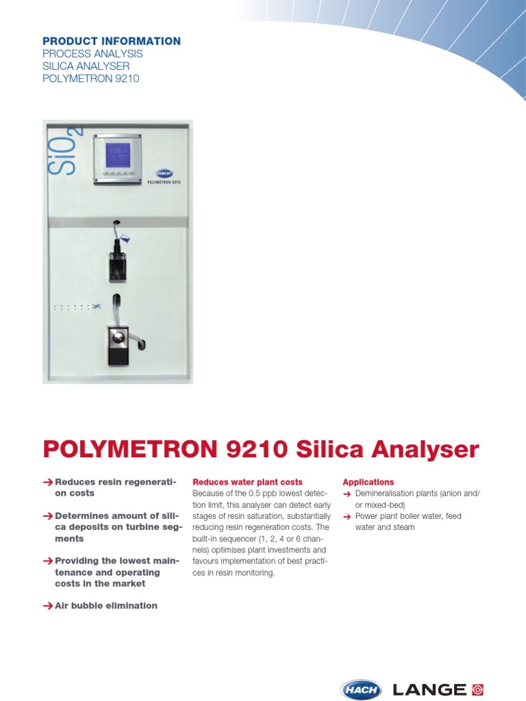 Silica Analyser for Power Plants | PDF | Calibration | Relay