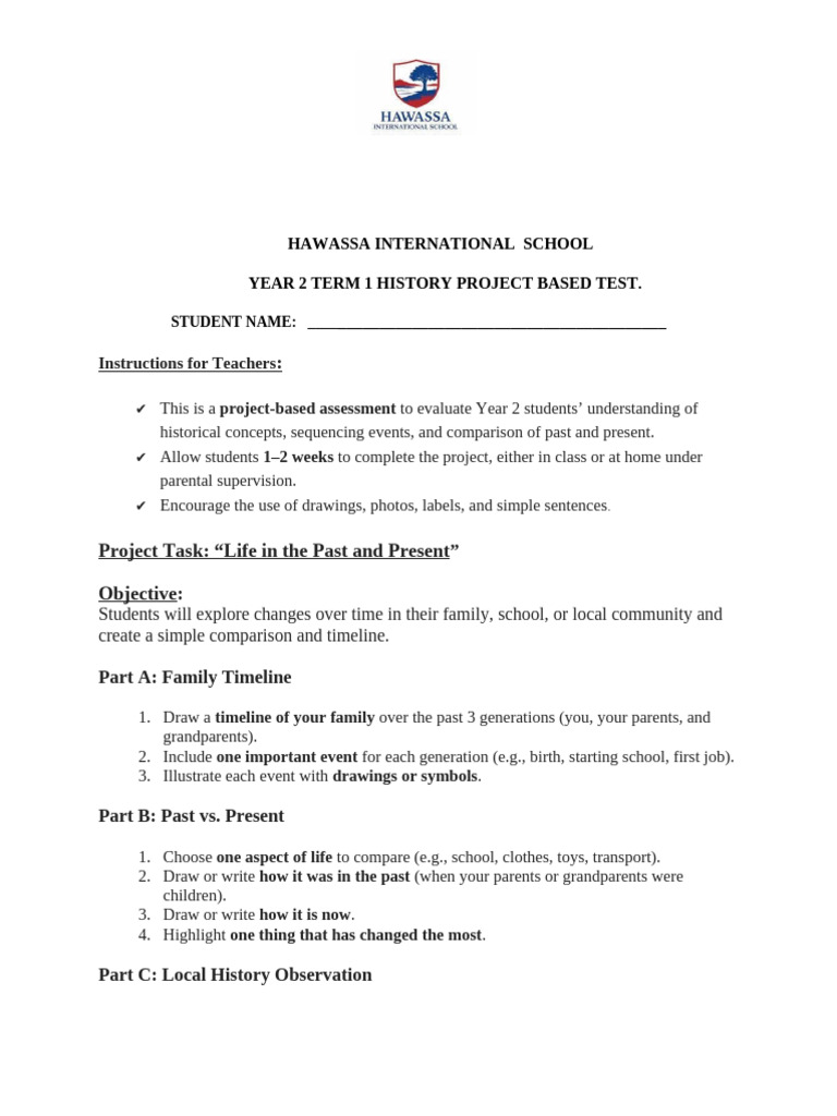 Year 2 Project Based | PDF