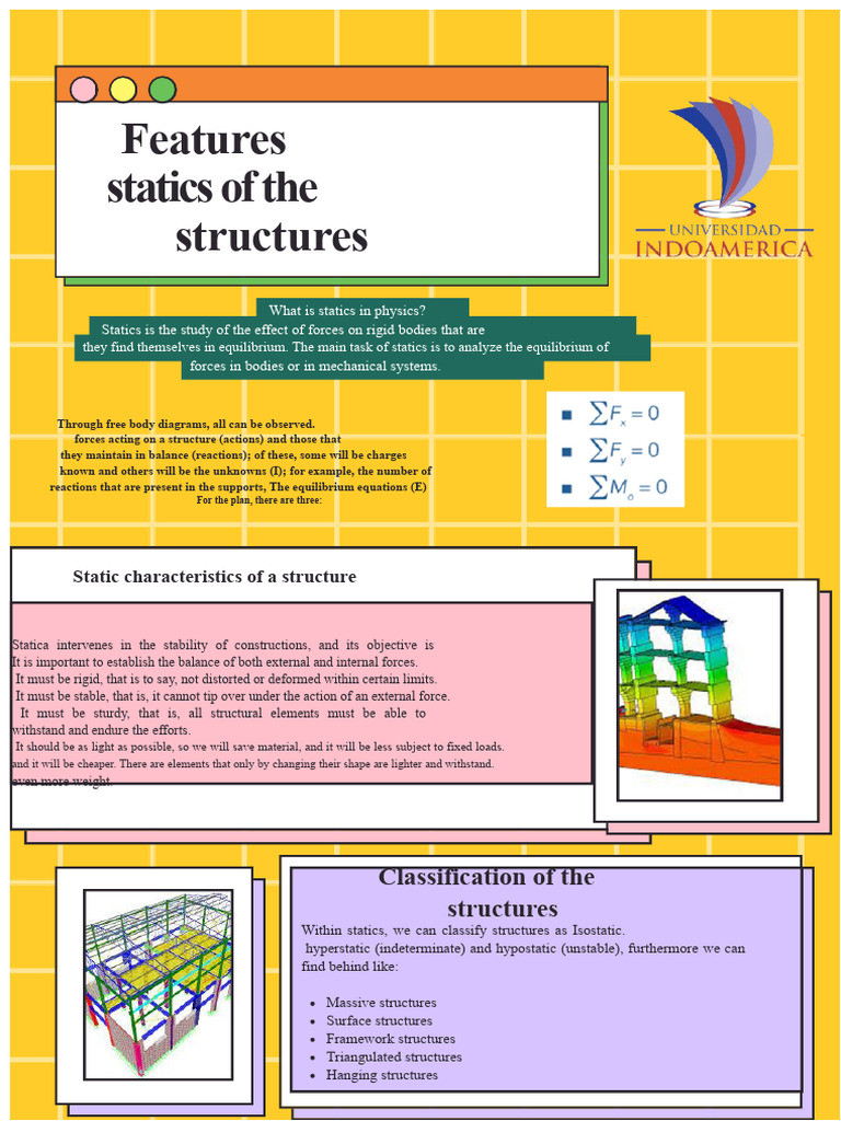 Static Characteristics of Structures | PDF | Force | Physical Sciences
