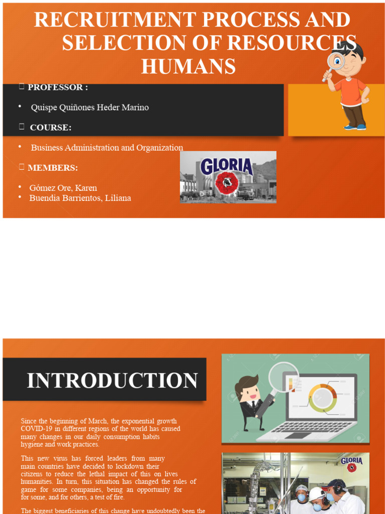 Recruitment and Selection at Gloria S.A. | PDF | Human Resources ...