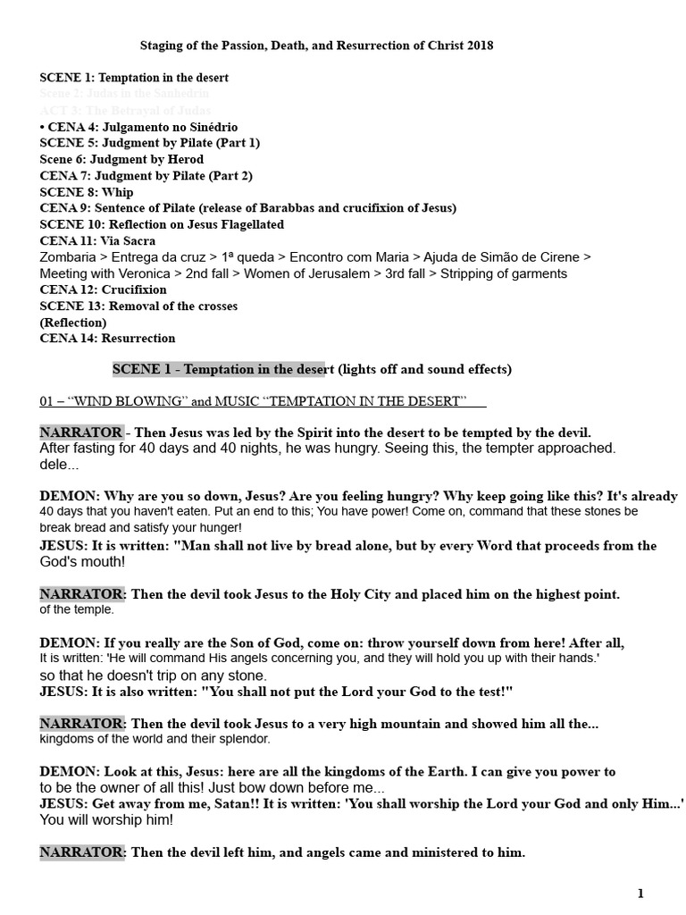 Staging Christ's Passion and Resurrection | PDF | Jesus | Pontius Pilate
