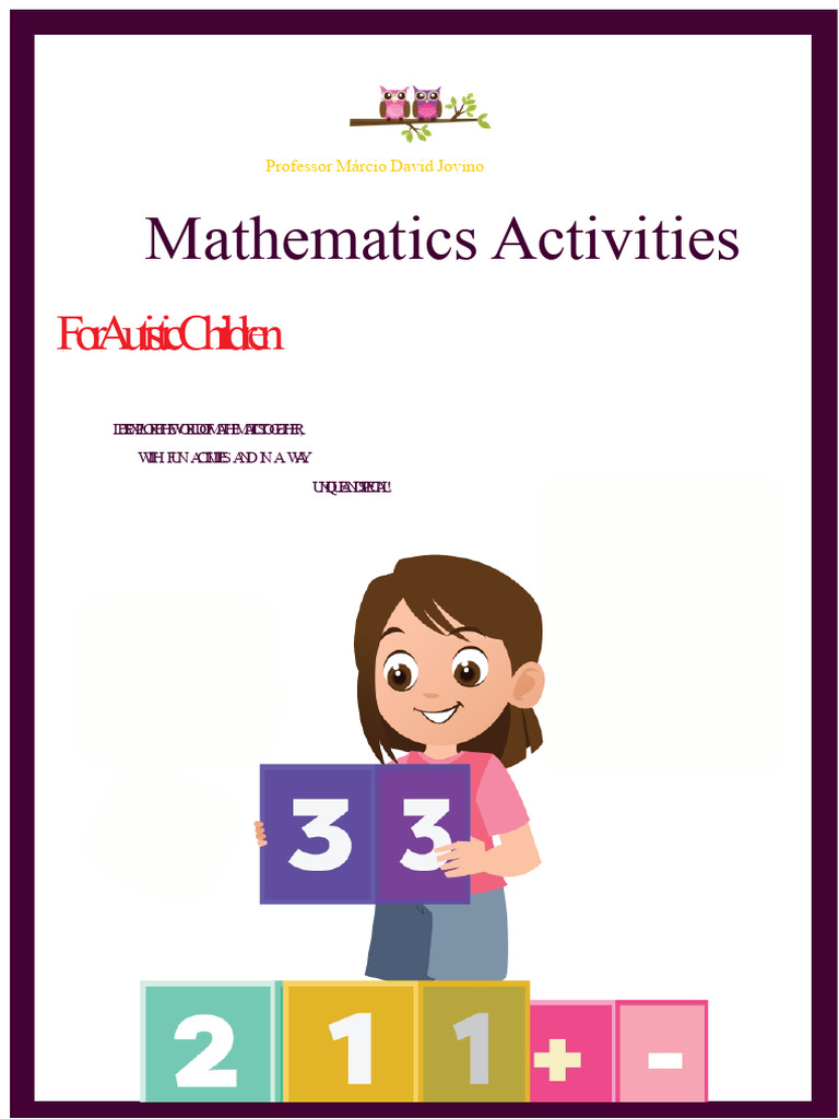 Math Activities for Autistic Children | PDF | Autism | Learning