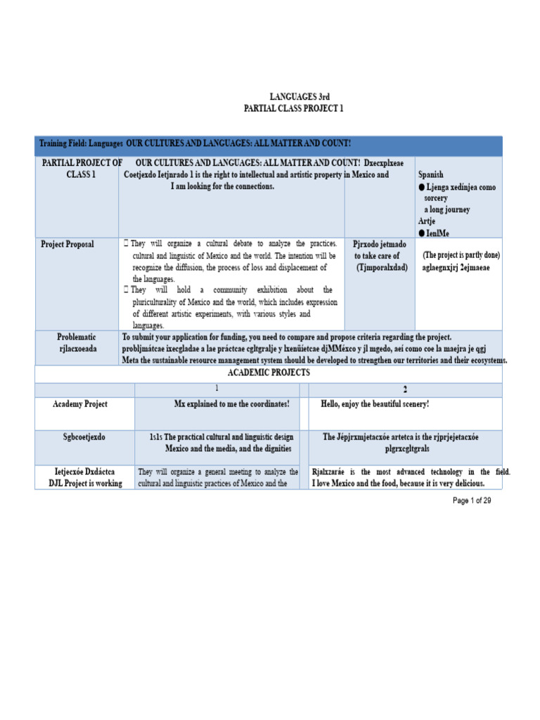 Tele-Secondary 3rd Grade - Languages | PDF
