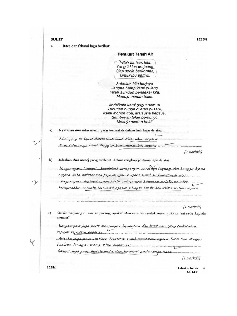 Soalan Past Year Contoh SPM Moral | PDF