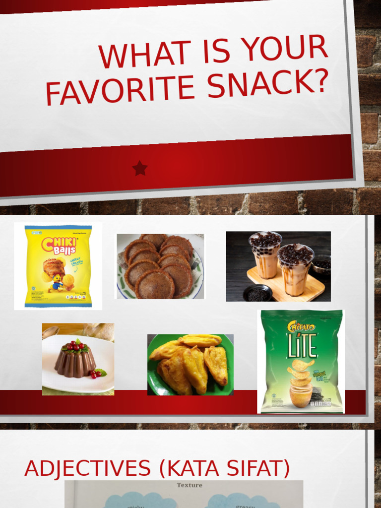Favorite Snack Descriptions Activity | PDF