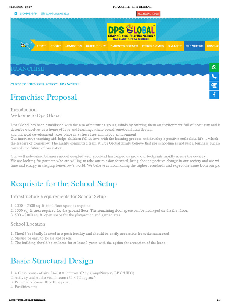 FRANCHISE _ DPS GLOBAL | PDF | Franchising
