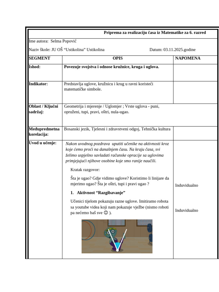 Uglomjer I Uglovi | PDF