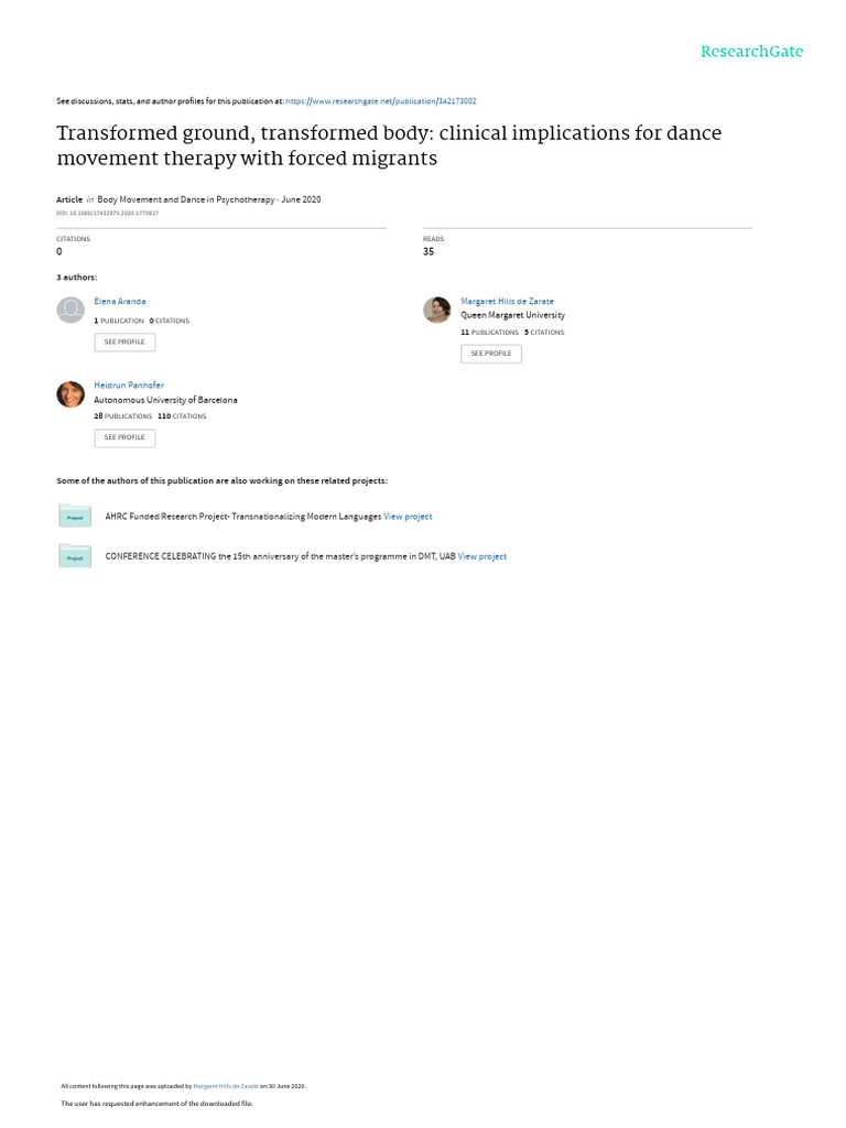 Aranda, Hills, Panhofer (2020 ...