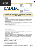 Code Blue Team Roles Explained | PDF | Cardiopulmonary Resuscitation ...