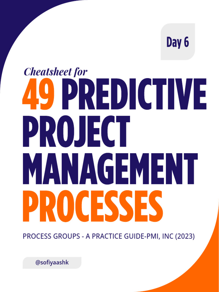 49 Predictive Project Management Processes | PDF | Risk | Risk Management