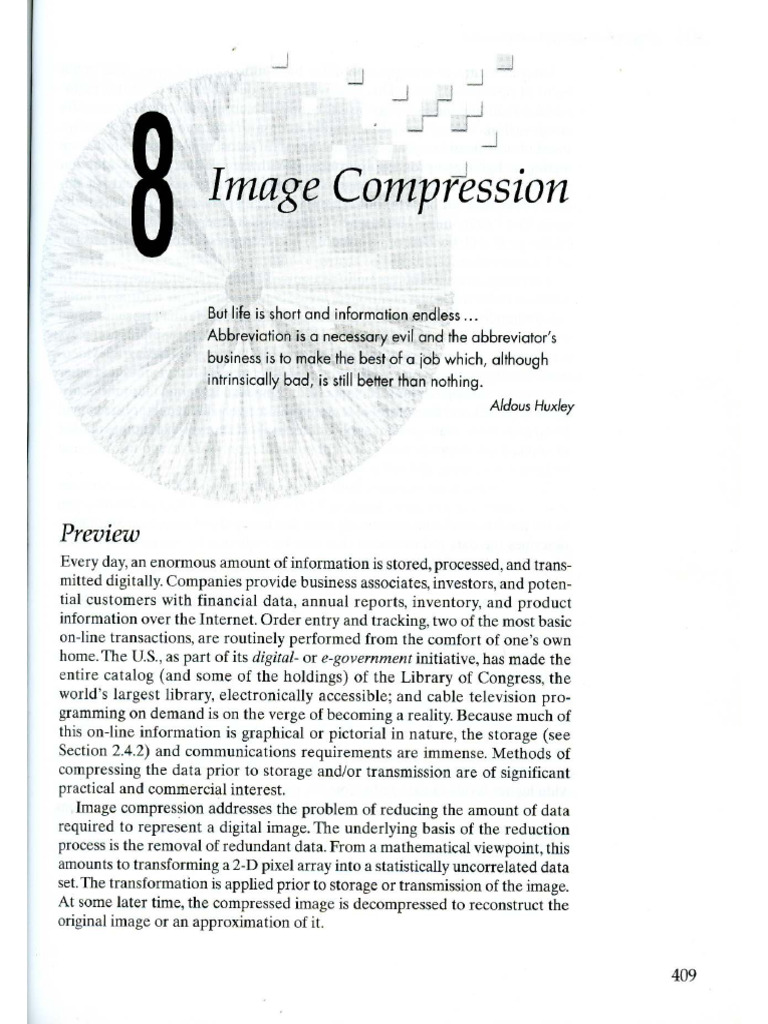 Digital Image Processing Chapter 08 (Gonzalez R C Wood) | PDF