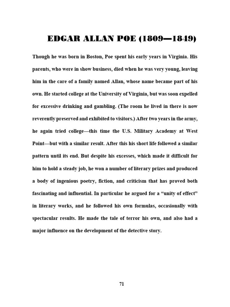 Tell Tale Heart | PDF | Edgar Allan Poe