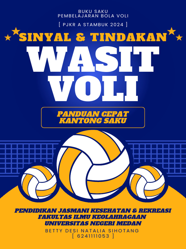 Poster Turnamen Bola Voli Ilustrasi Biru Kuning - 20251124 - 152850 ...