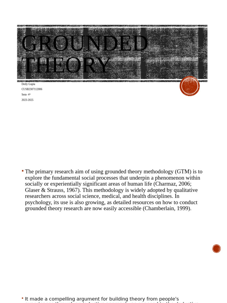 Grounded Theory | PDF | Theory | Methodology