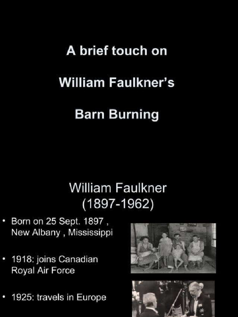 Barn Burning | PDF