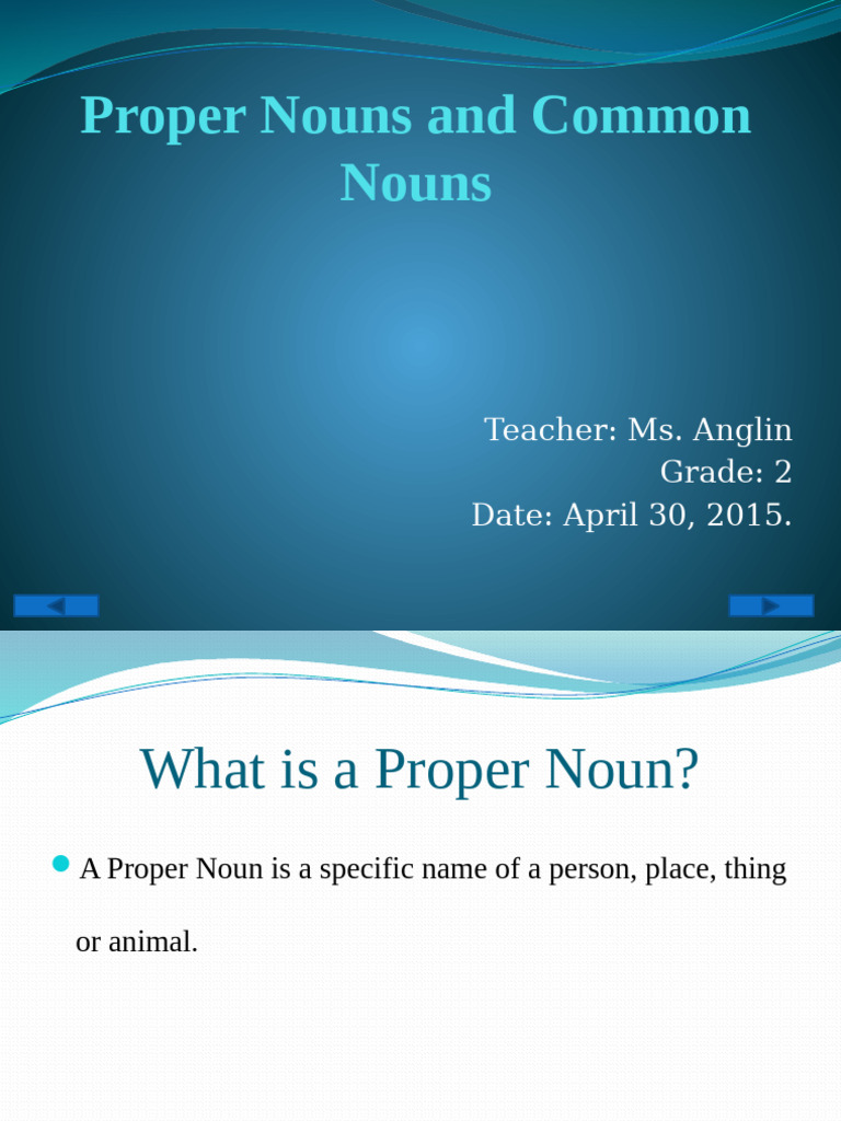 Proper vs. Common Nouns Explained | PDF