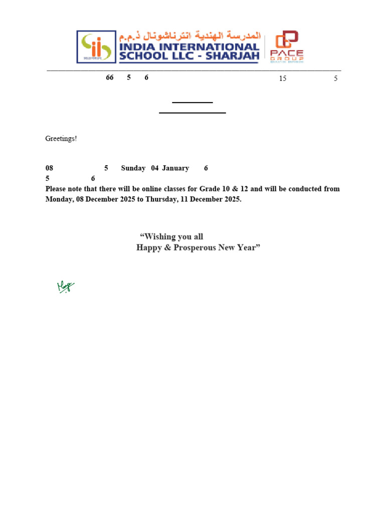 Circular No - 66 Winter Vacation 2025-2026 | PDF