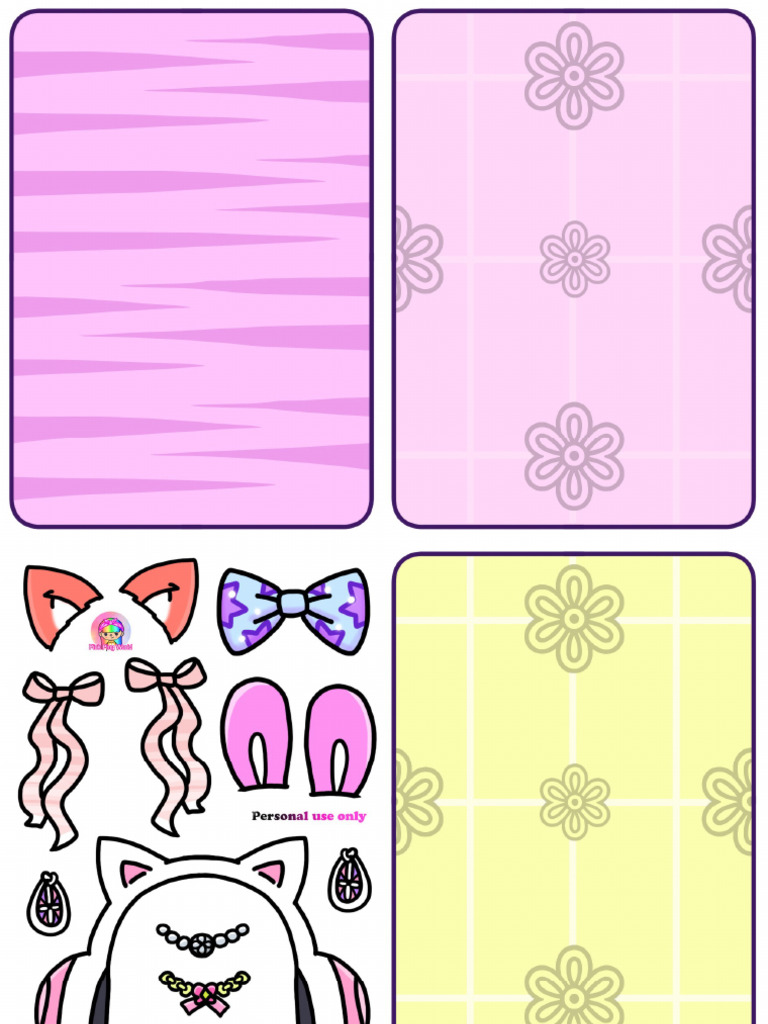 Roblox Huntrix Photocard Making Printable - PPW | PDF