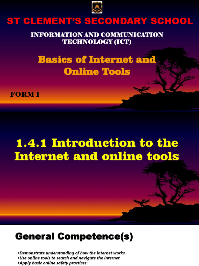 ICT Basics: Internet and Online Tools | PDF | Computer Network | World ...