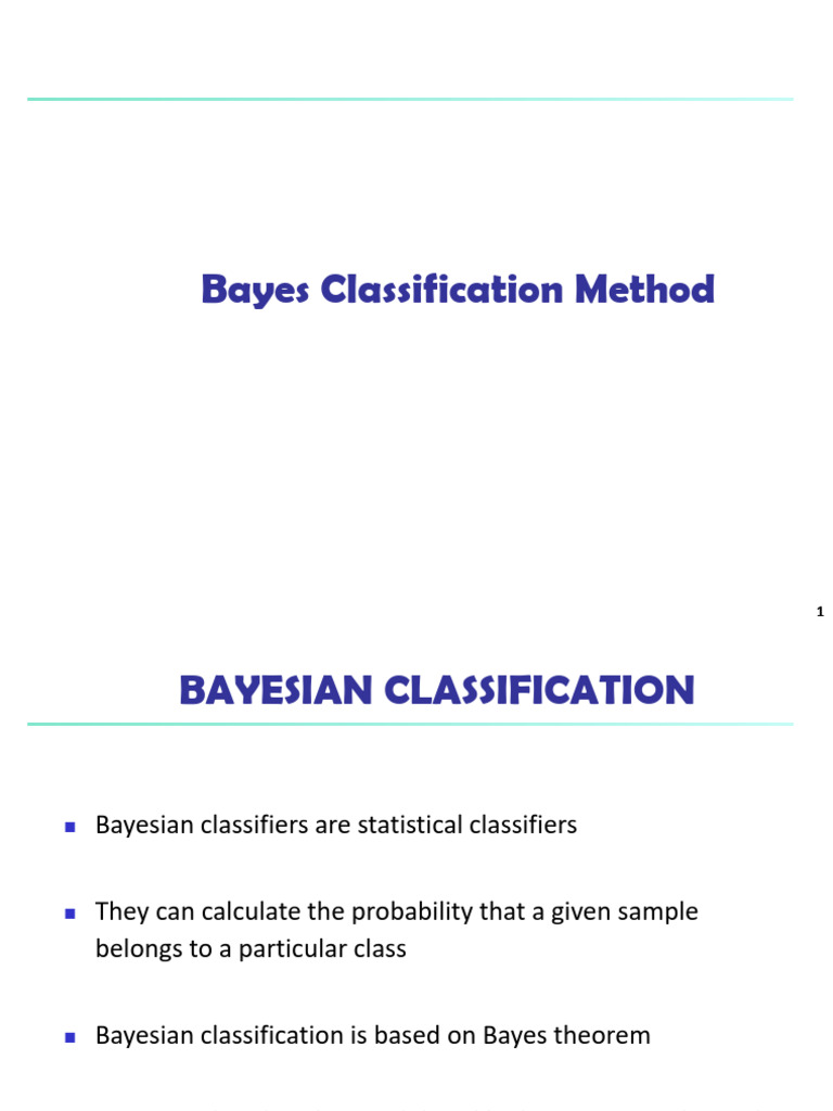 Naive Bayes1 | PDF | Statistical Classification | Bayesian Inference