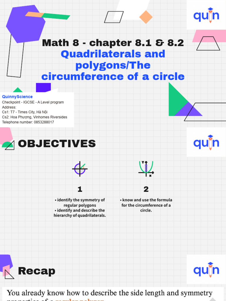 Math 8-Chapter 8.1,8.2 | PDF
