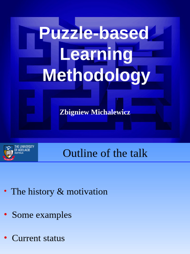 Intro To Puzzle Based Learning Methodology | PDF | Speed | Thought