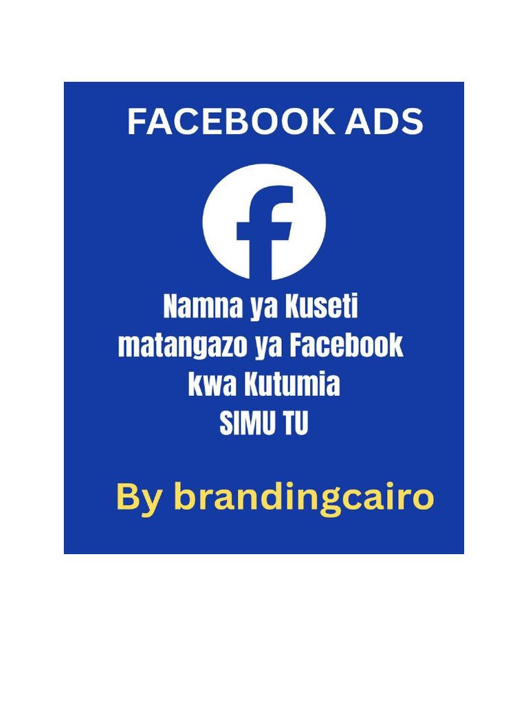 Facebook Sponsored Ads by Brandingcairo | PDF