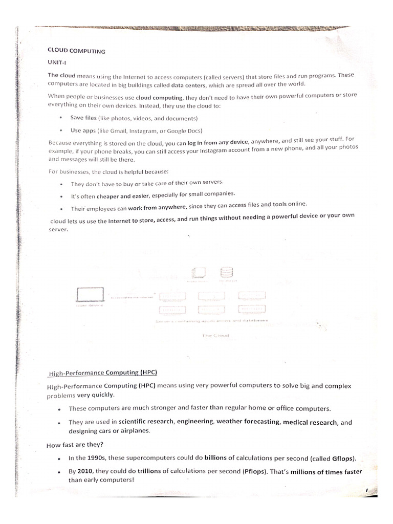 Unit - 1 Computing Paradigms | PDF