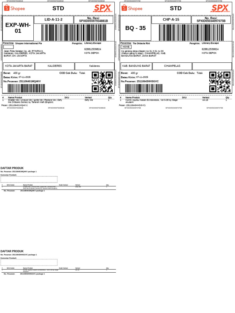 Resi SPX Liter 7.11.2025 | PDF