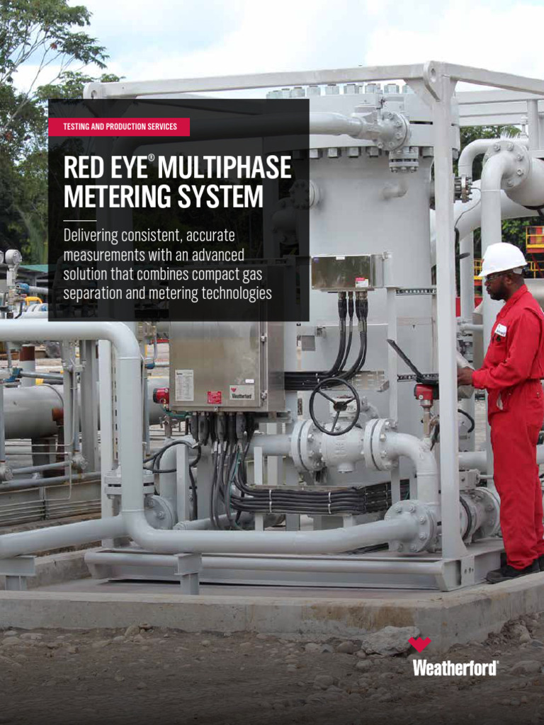 RED EYE® MULTIPHASE METERING SYSTEM | PDF | Flow Measurement | Chemical Engineering