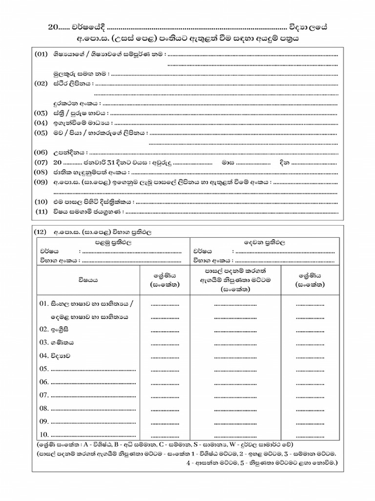A - L Application 2023 | PDF