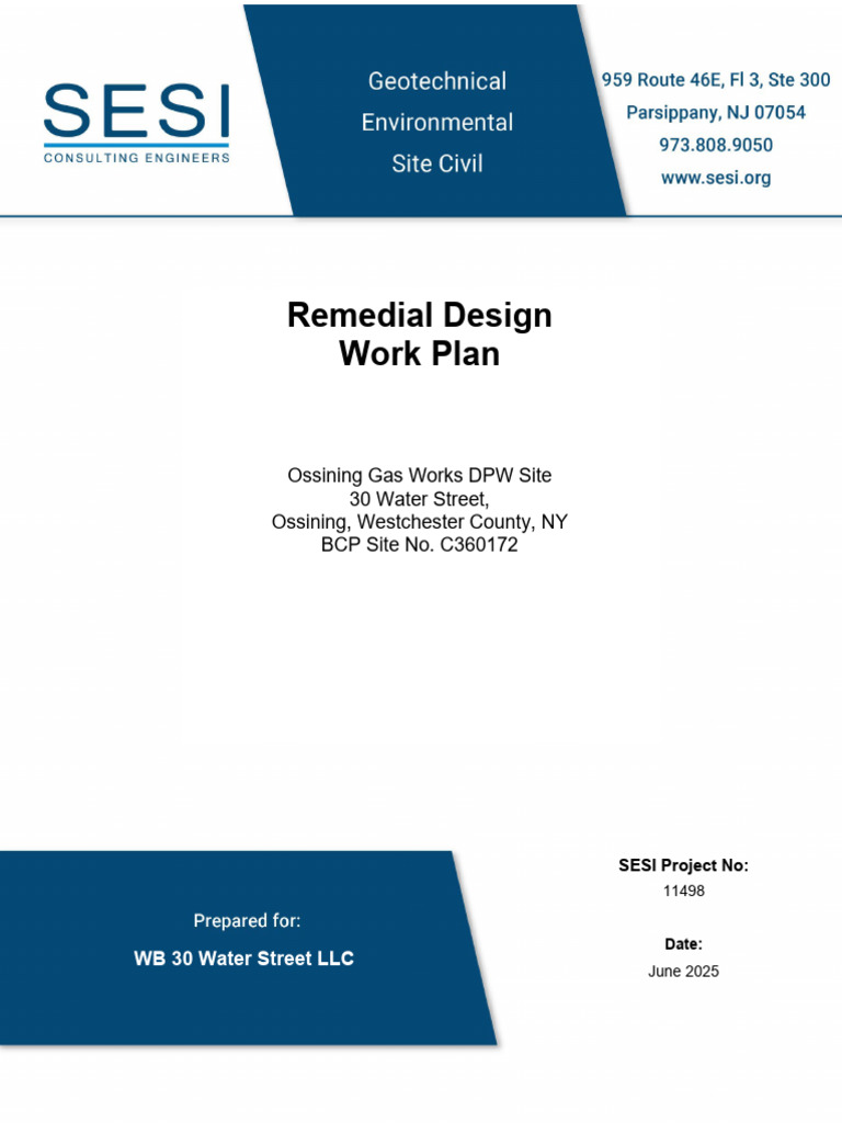 Work Plan - bcp.C360172.2025!06!24.Remedial Design Work Plan | PDF ...