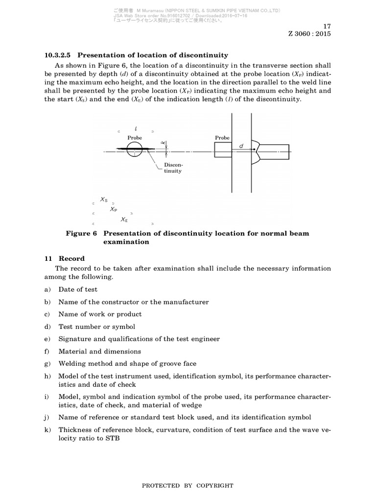 Record in JIS Z 3060 | PDF | Refraction | Optics