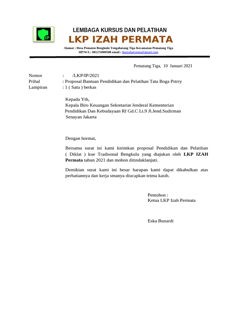 LKP Izah Permata | PDF