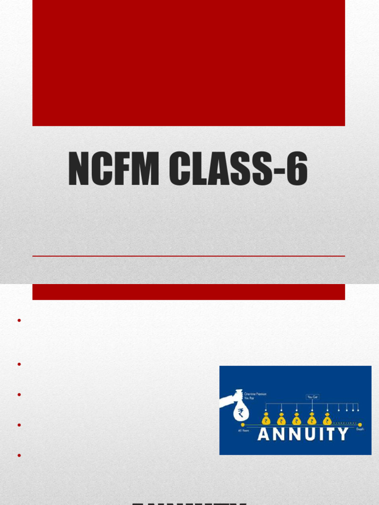 NCFM Class 6 | PDF
