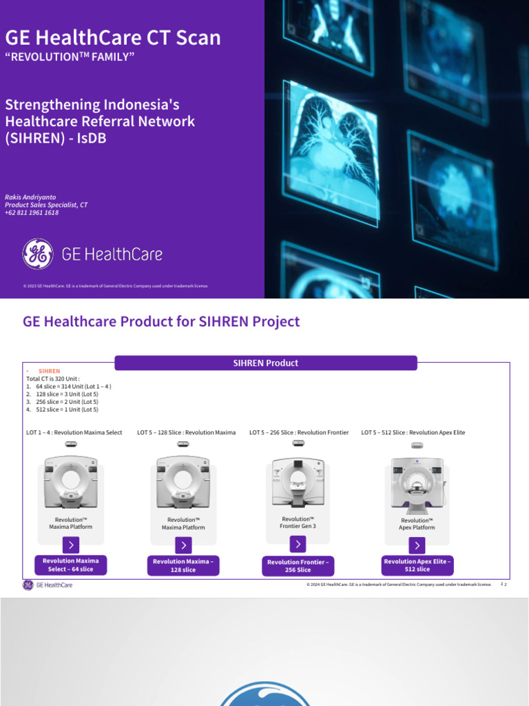 GE HealthCare CT Solutions for SIHREN | PDF | Ct Scan