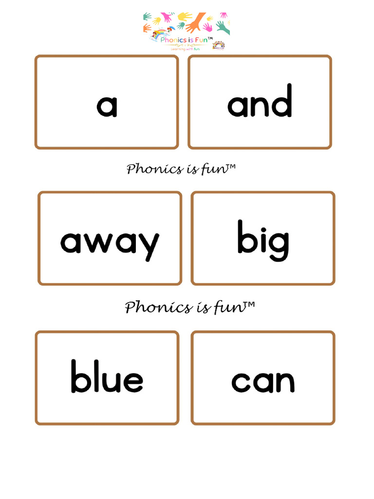 Phonics Is Fun Sight Word | PDF