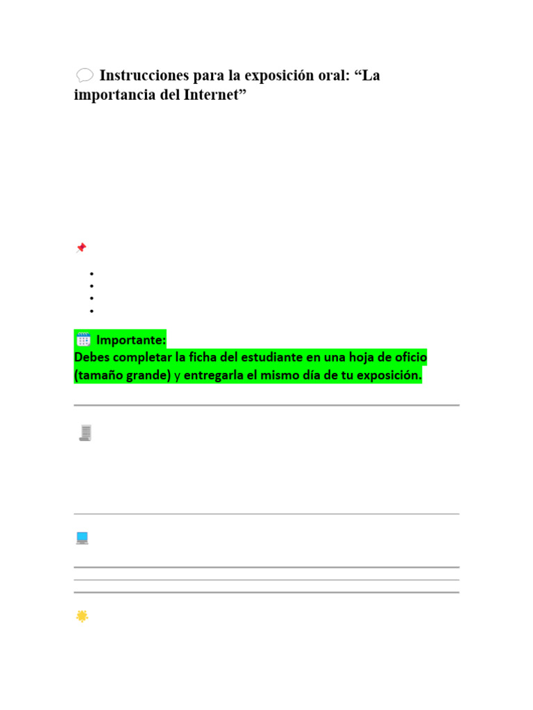 Ficha Que Es El Internet | PDF