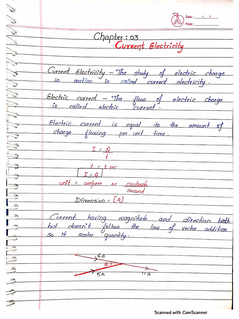03.current Electricity | PDF