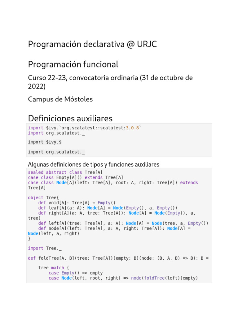 Vertopal.com Examen22 23 Ordinaria Móstoles | PDF | Proposición | Lógica